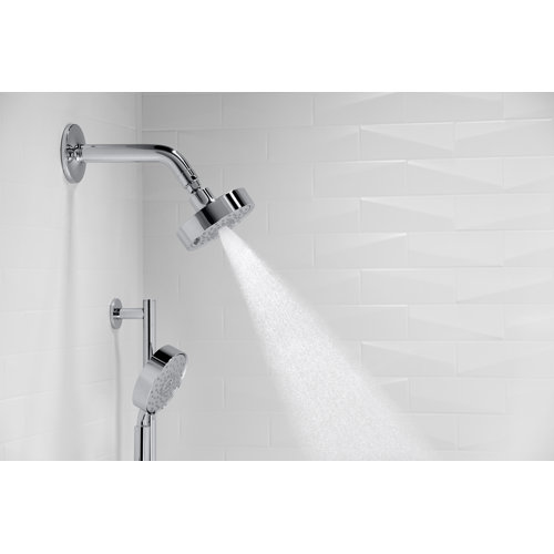 Kohler Purist Performance Showering Kit, 2.5 GPM Multifunction Showerhead and Handshower Package ...
